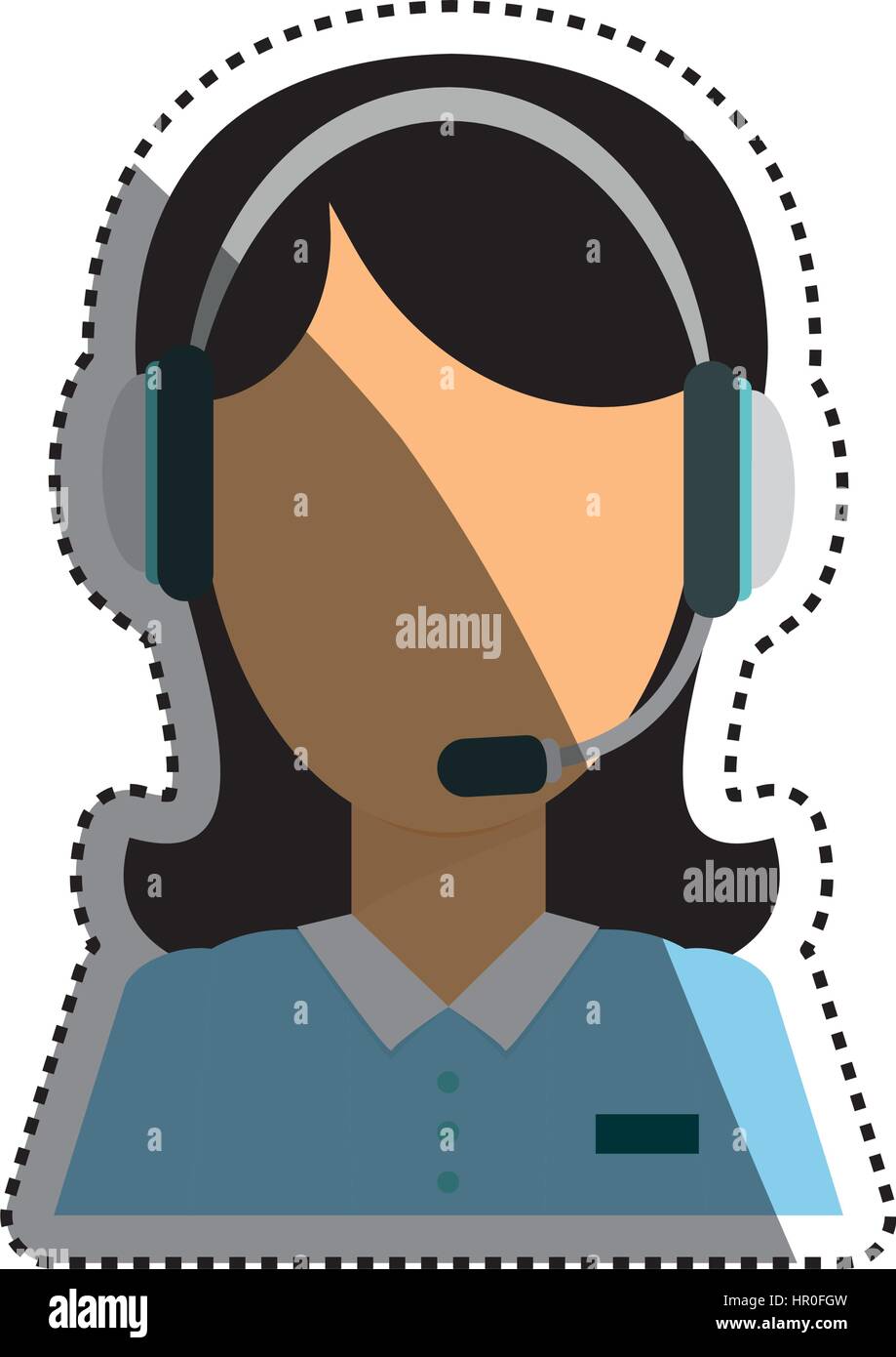 Call center operator Stock Vector Image & Art - Alamy