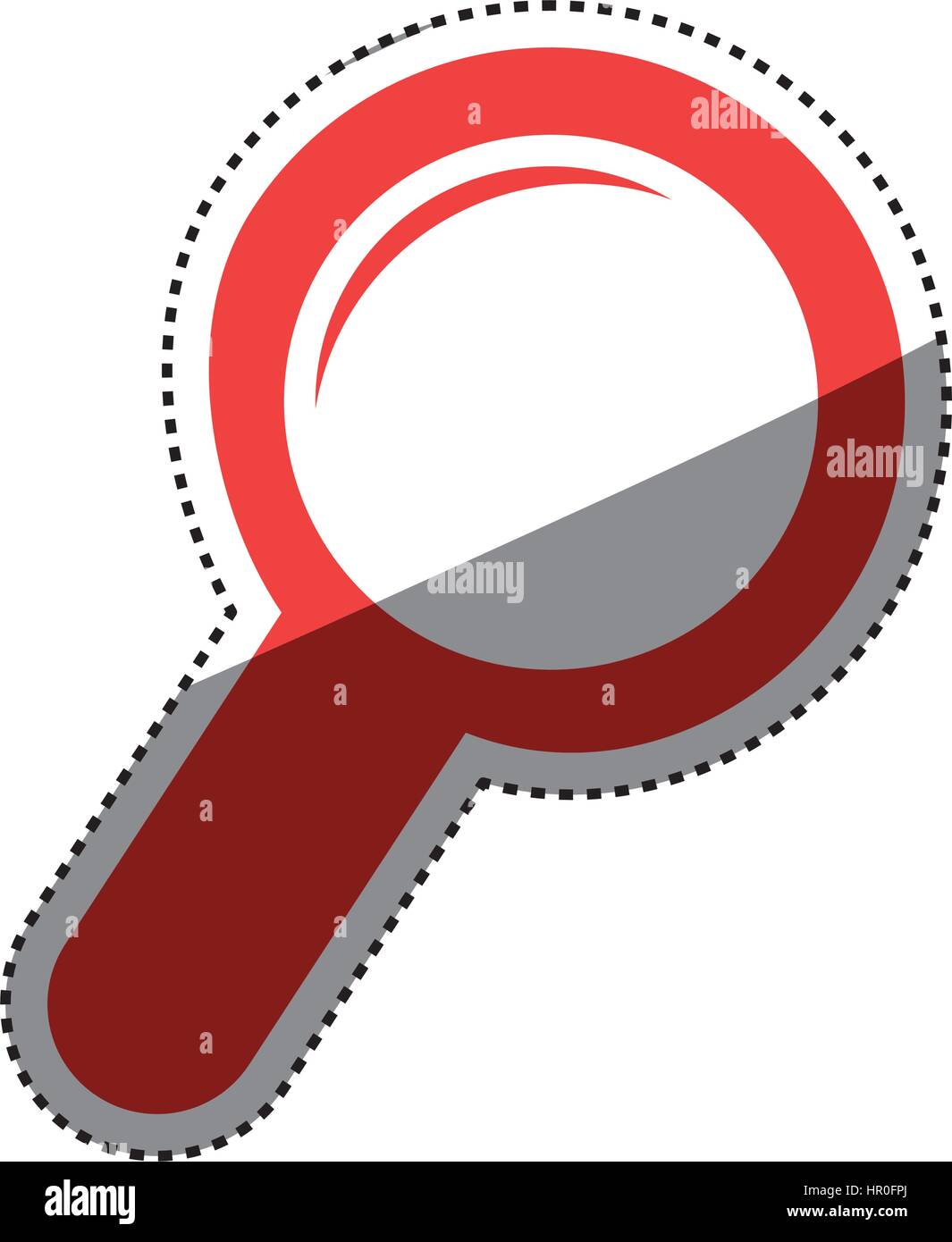 Magnifying glass lupe Stock Vector Image & Art - Alamy