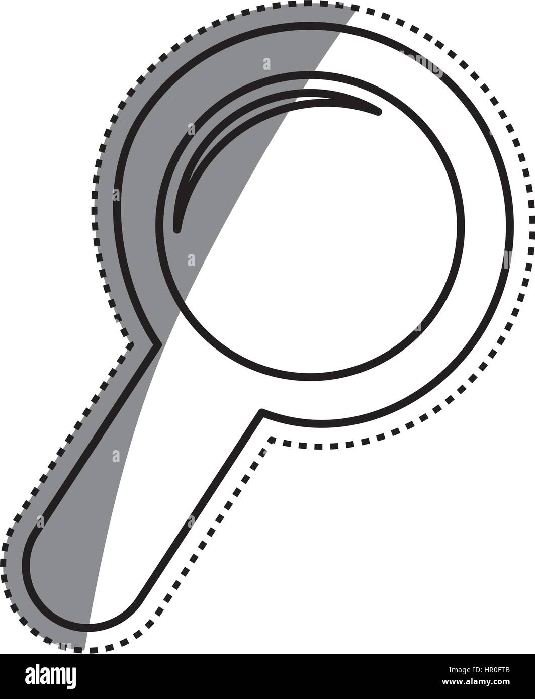 Magnifying glass lupe Stock Vector Image & Art - Alamy