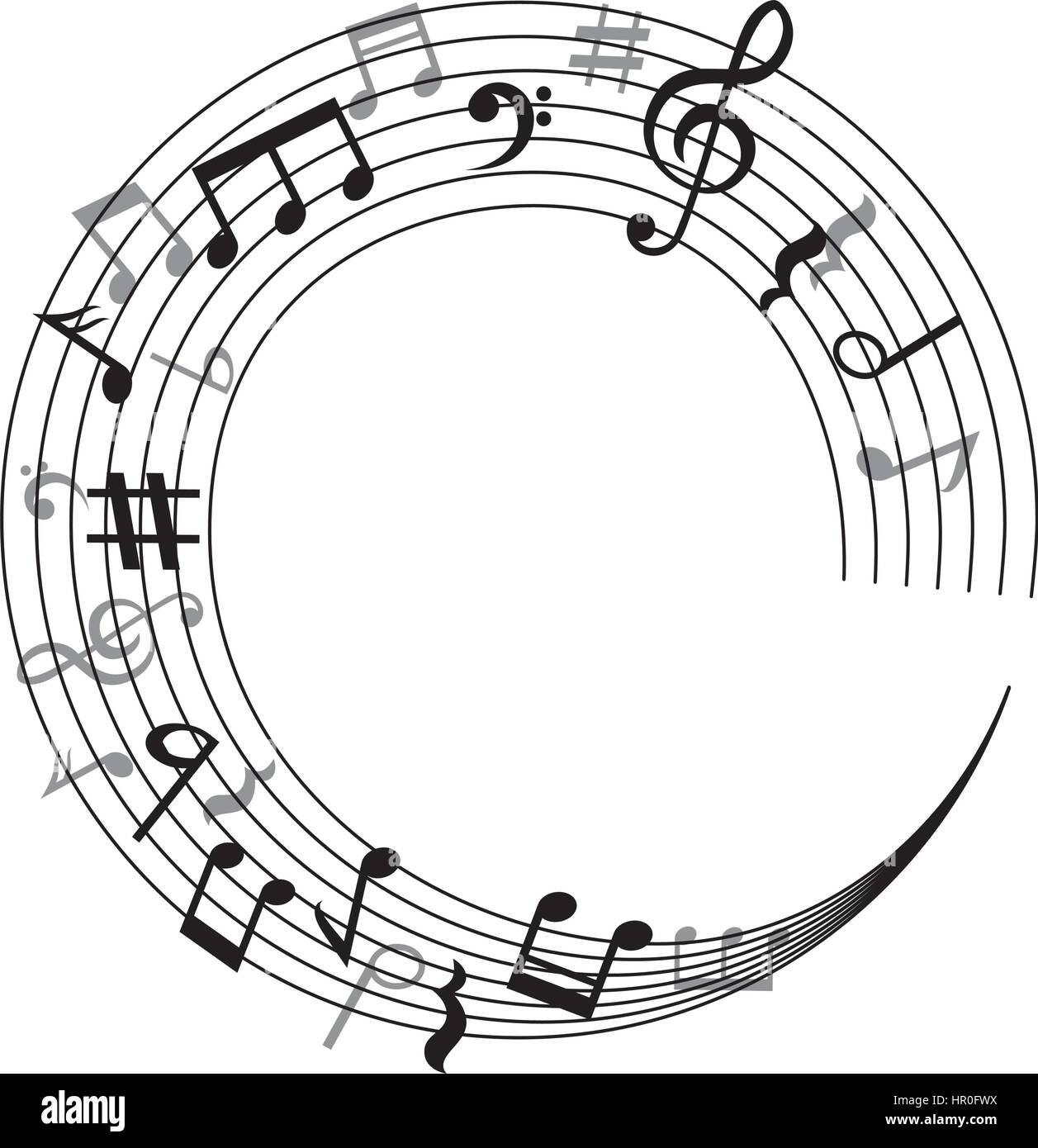 Music notes symbol Stock Vector Image & Art - Alamy