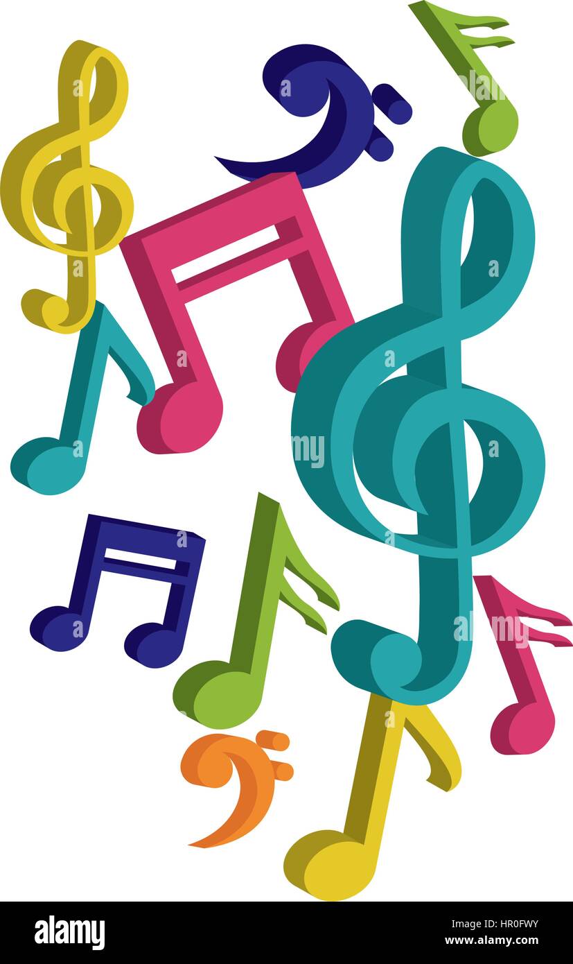 Music notes symbol Stock Vector Image & Art - Alamy