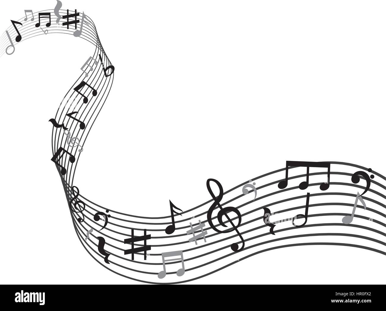 Music notes symbol Stock Vector Image & Art - Alamy