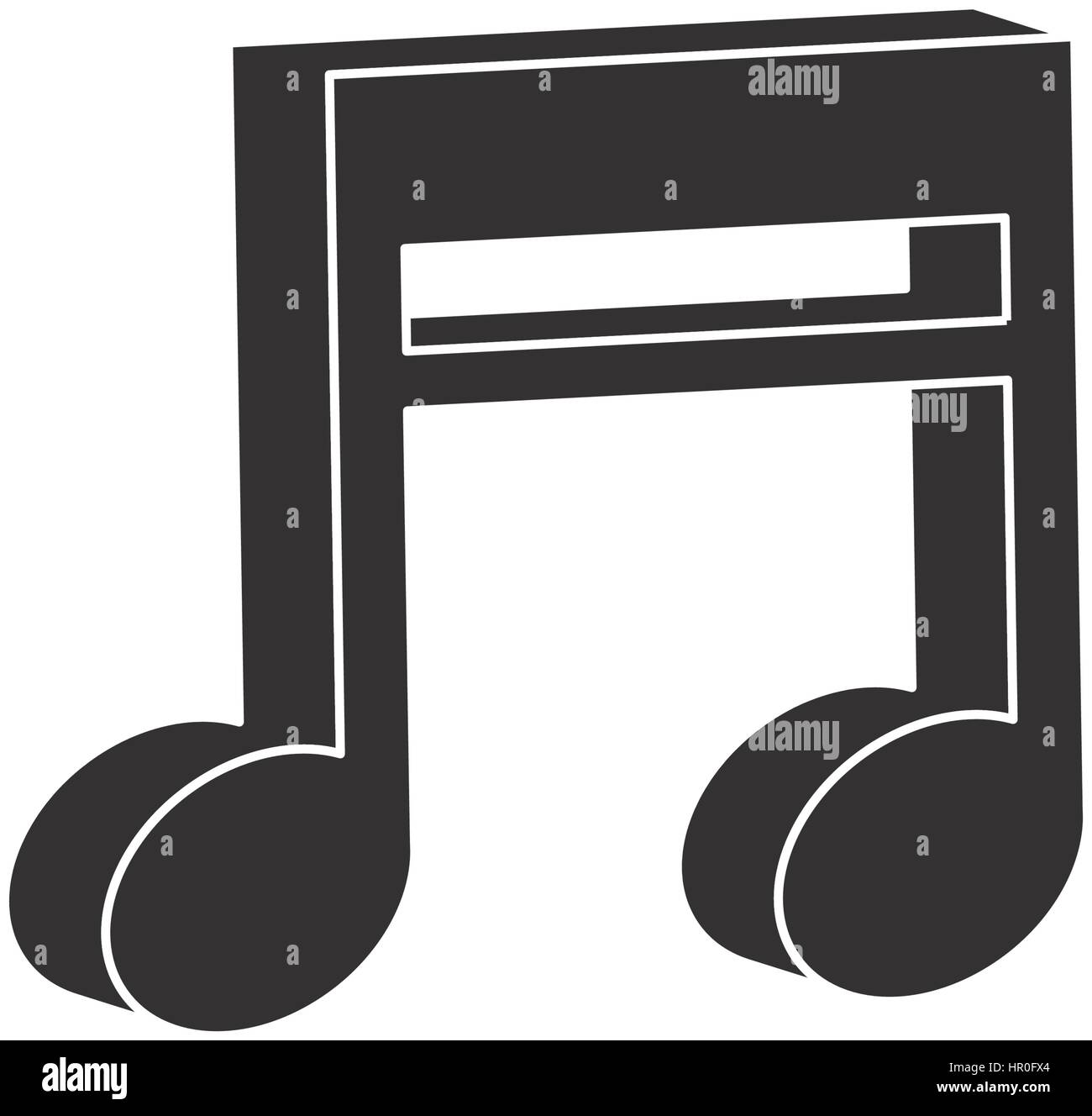 Music note symbol Stock Vector Image & Art - Alamy