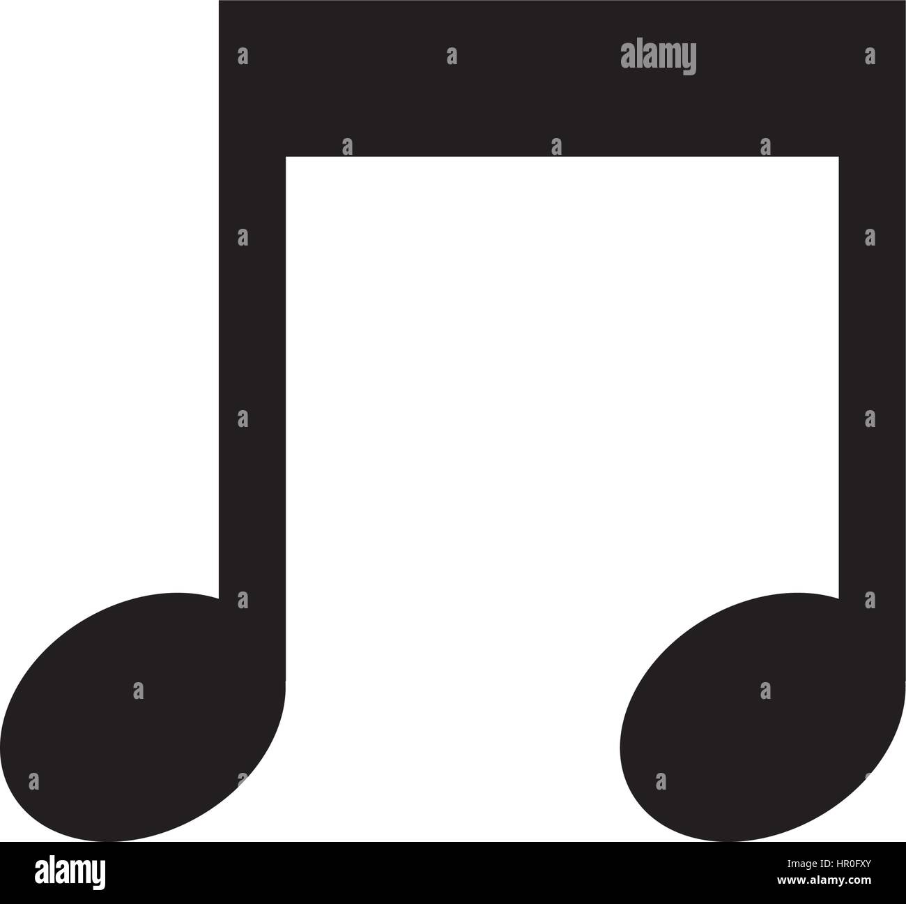 Music note symbol Stock Vector Image & Art - Alamy