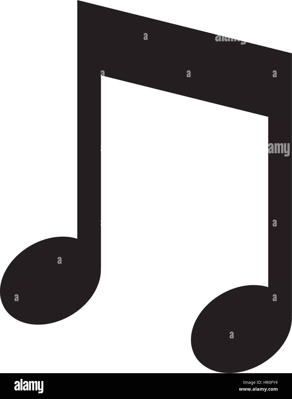 Music note symbol Stock Vector Image & Art - Alamy
