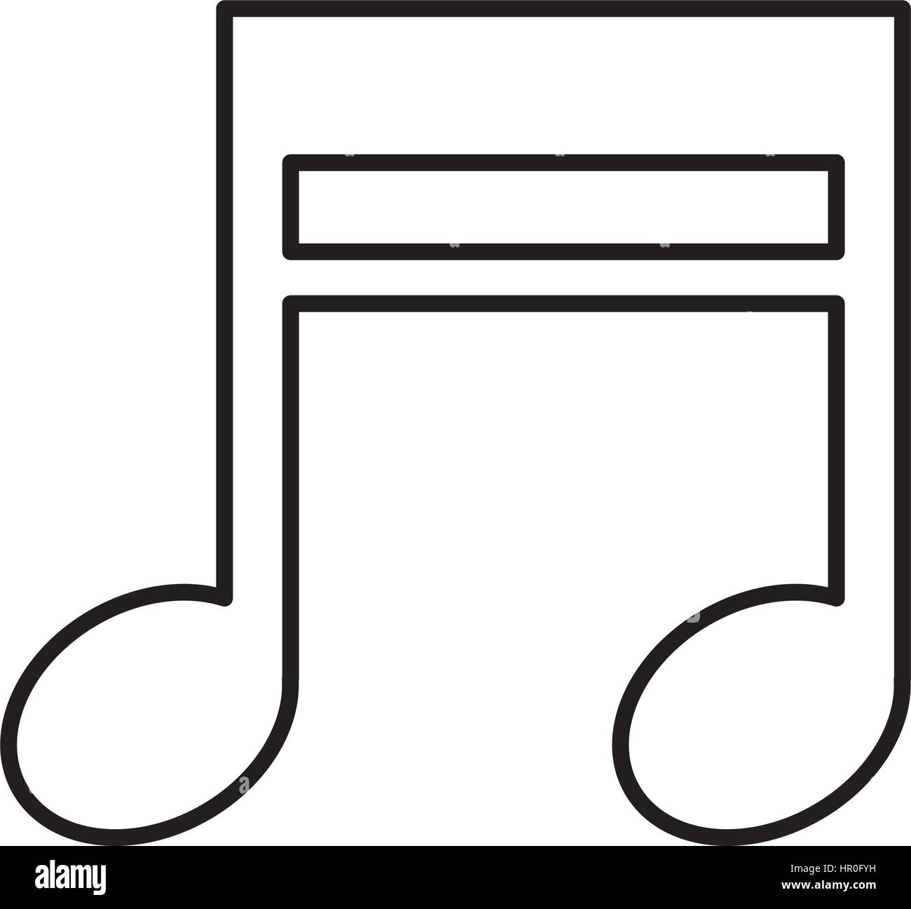 Music note symbol Stock Vector Image & Art - Alamy