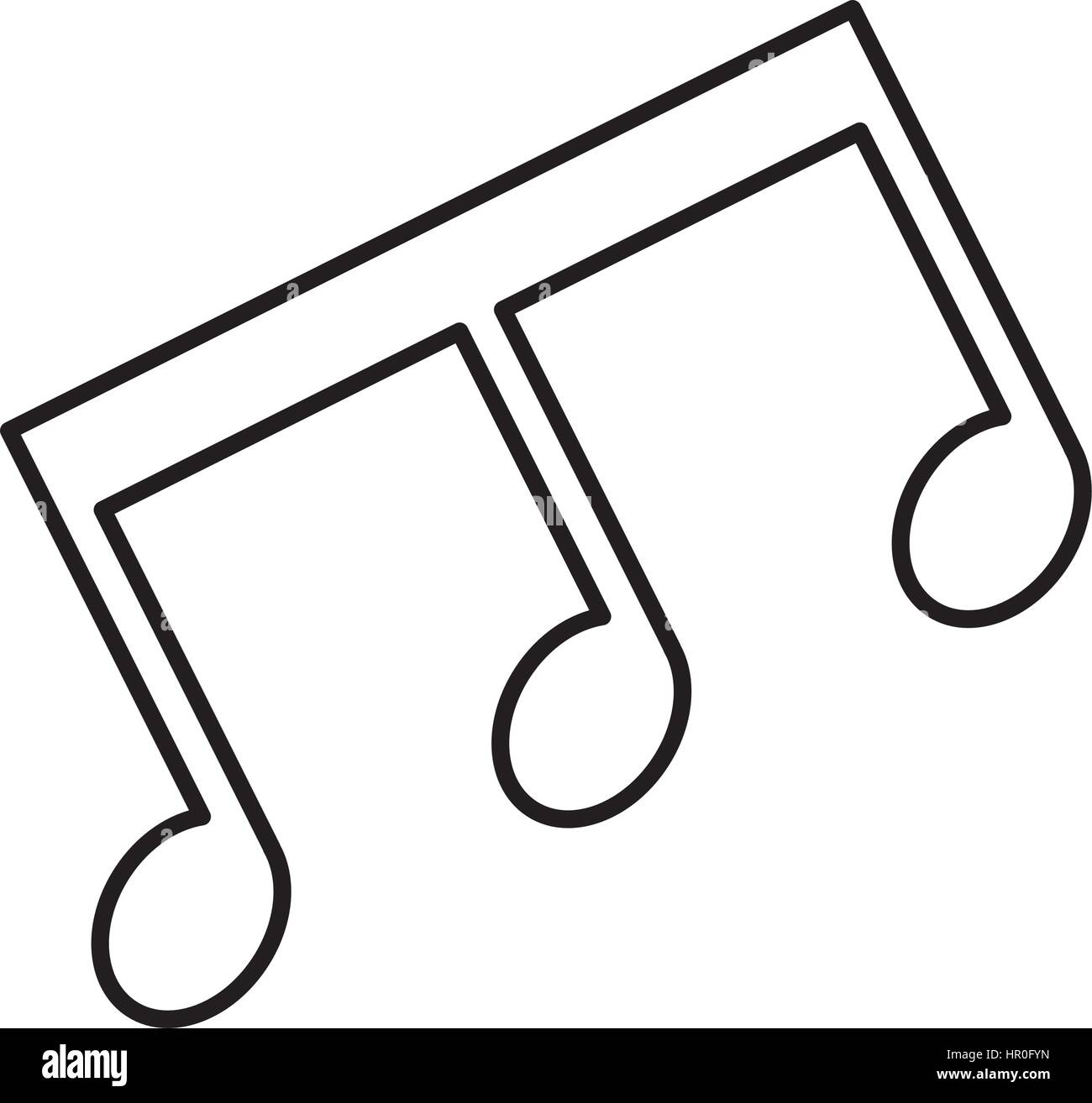 Music note symbol Stock Vector Image & Art - Alamy