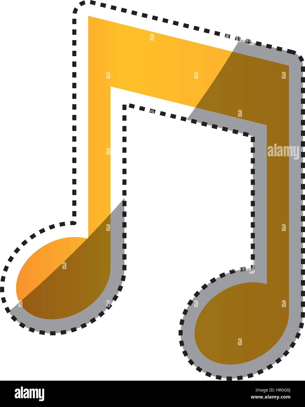 Music note symbol Stock Vector Image & Art - Alamy