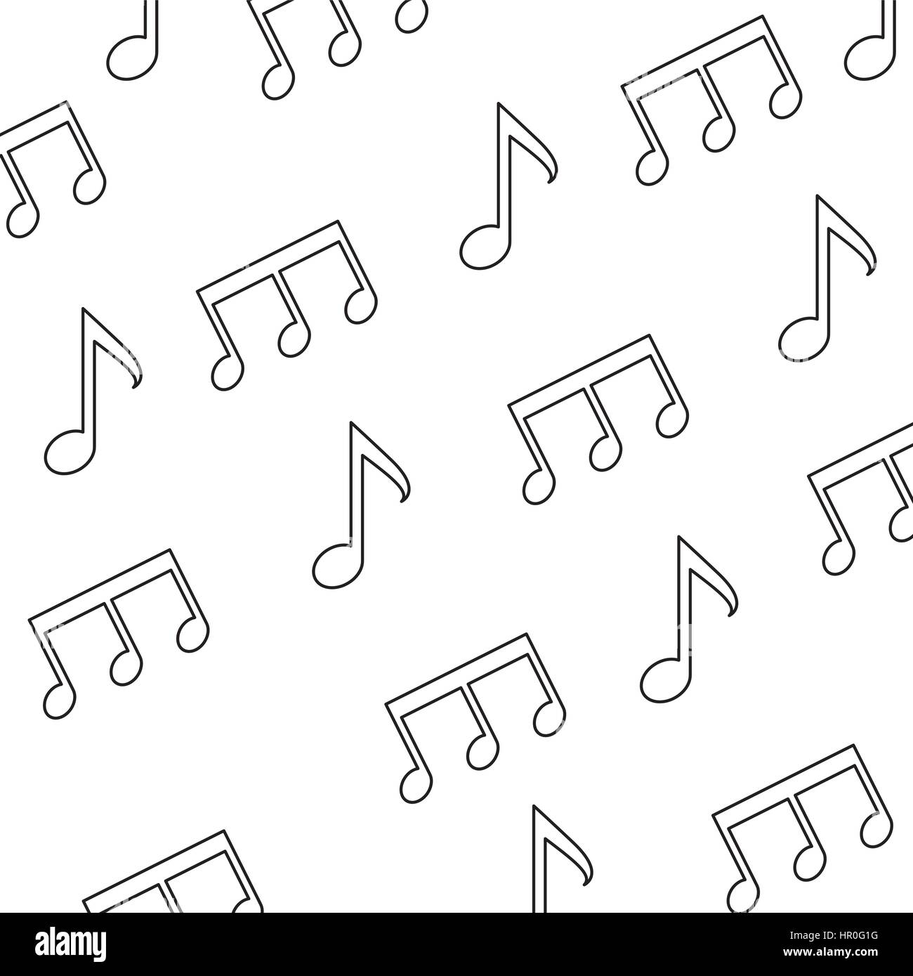 Music notes symbol Stock Vector Image & Art - Alamy