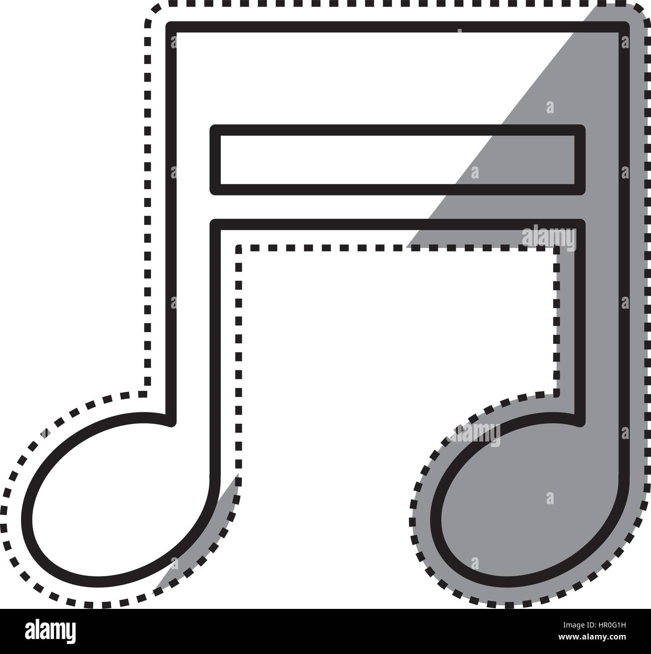 Music note symbol Stock Vector Image & Art - Alamy