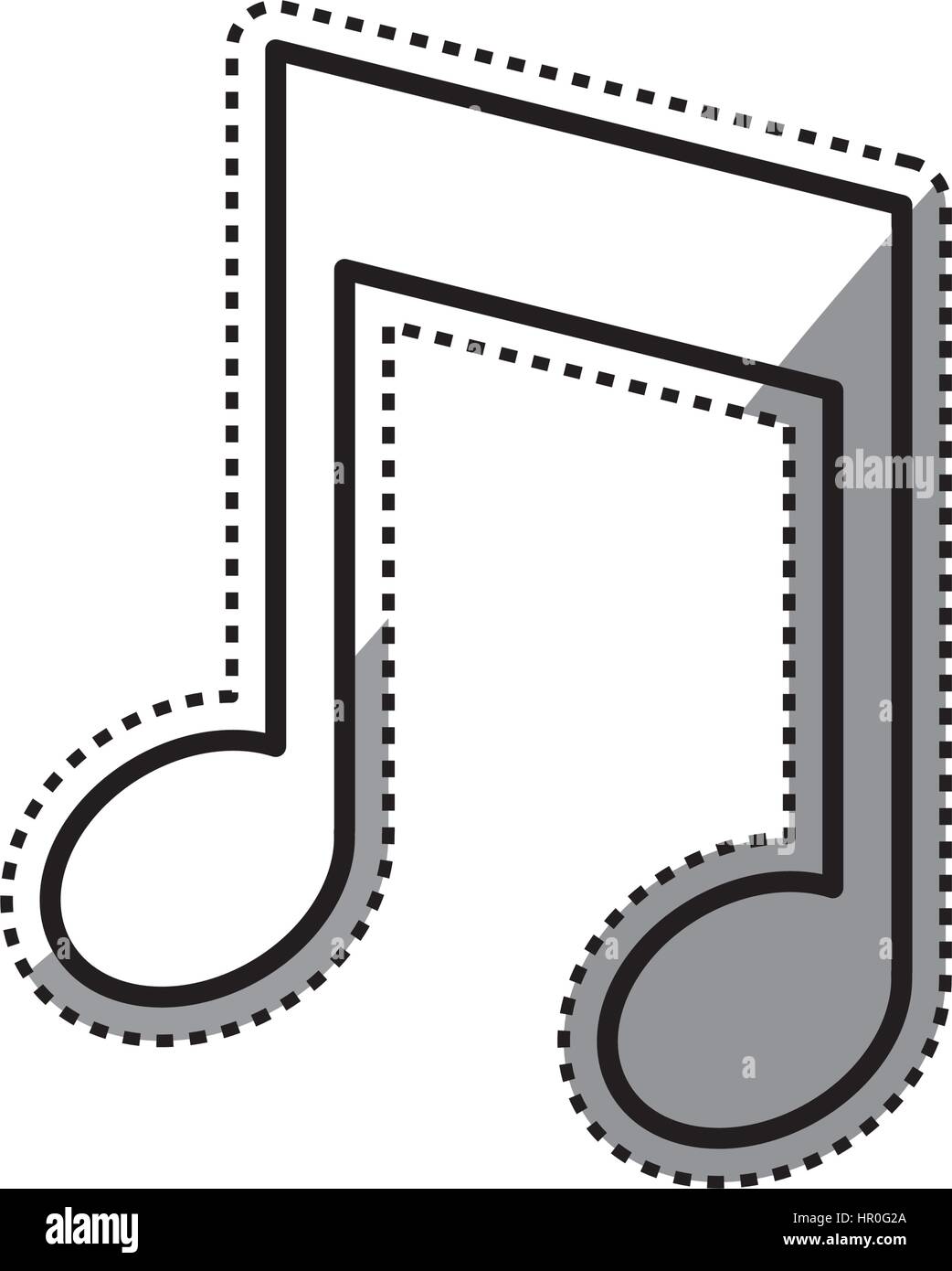 Music note symbol Stock Vector Image & Art - Alamy