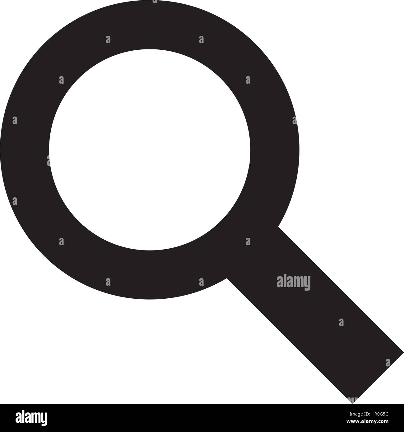Magnifying glass lupe Stock Vector Image & Art - Alamy