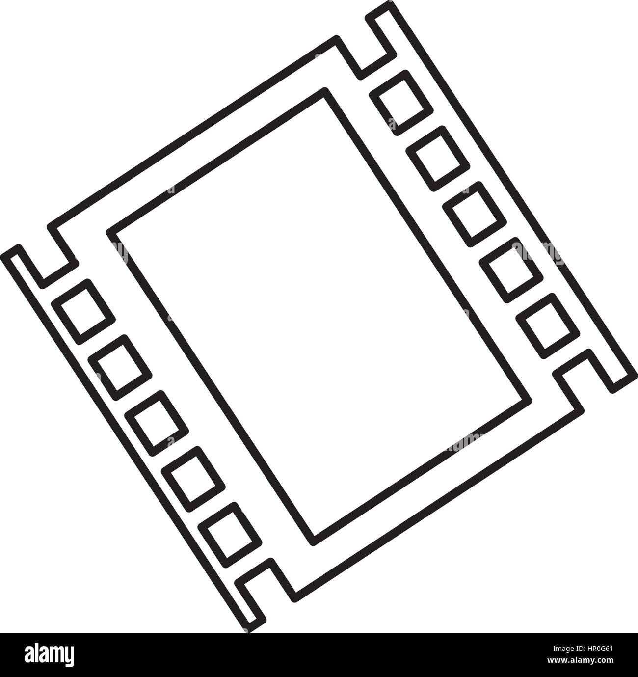 Movie reel isolated Stock Vector Image & Art - Alamy