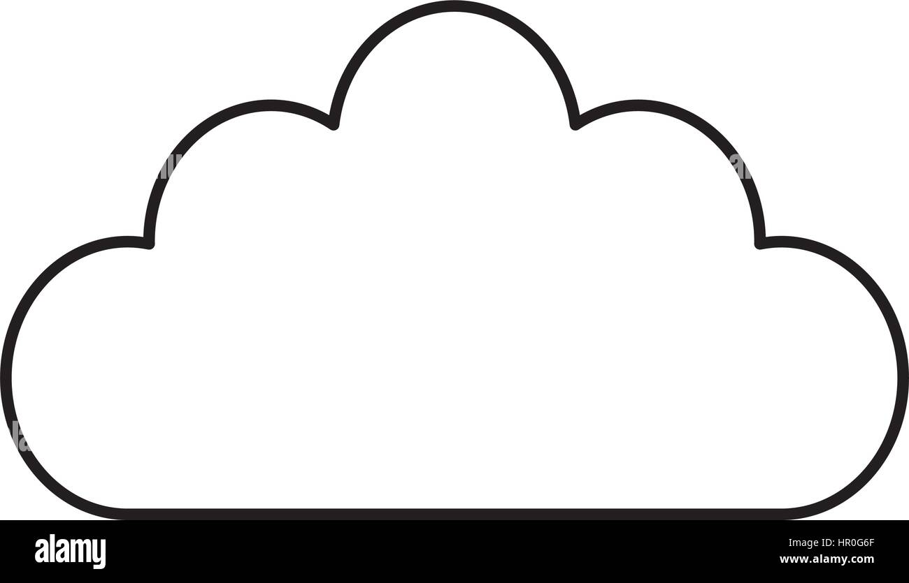 Cloud weather symbol Stock Vector Image & Art - Alamy