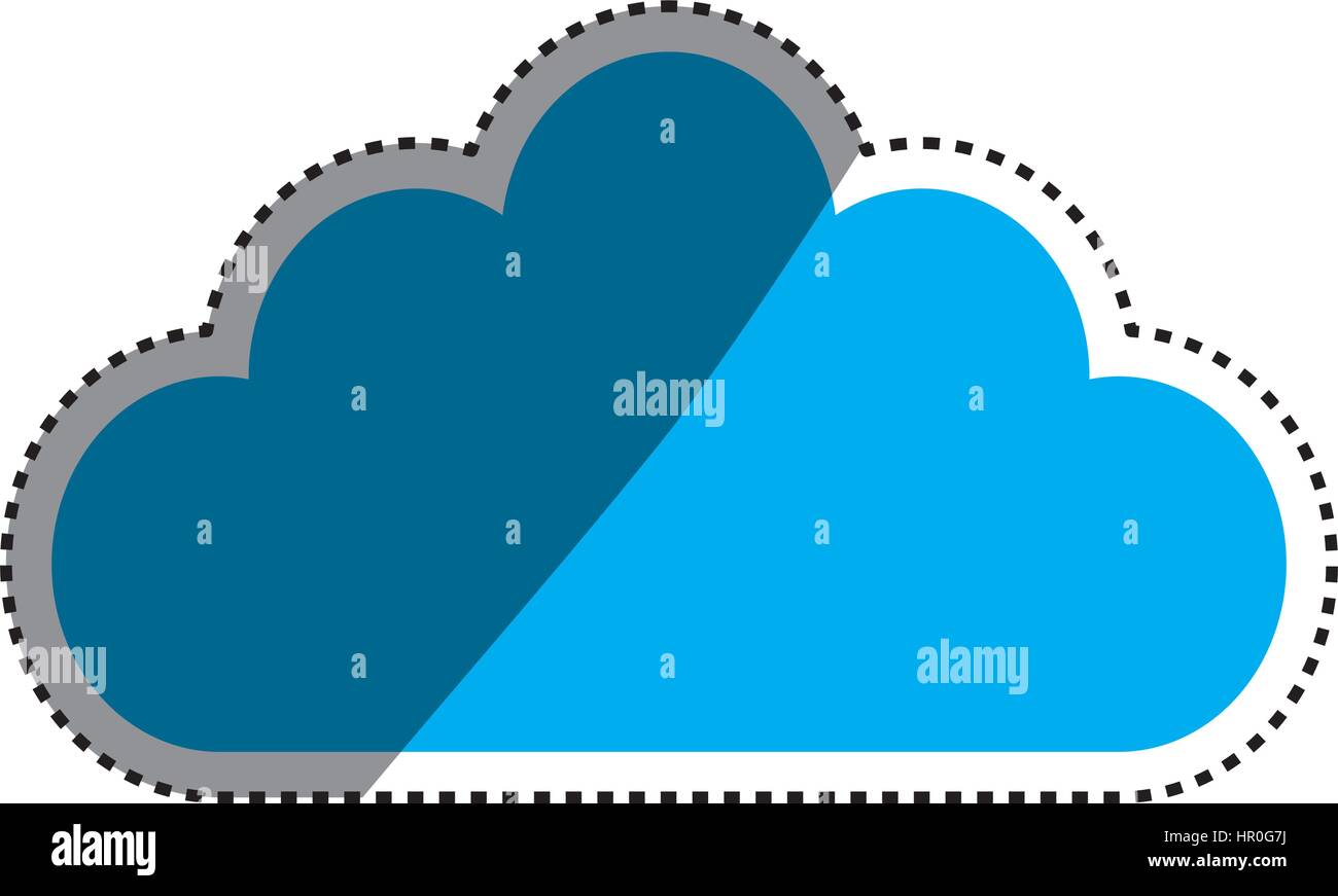 Cloud weather symbol Stock Vector Image & Art - Alamy