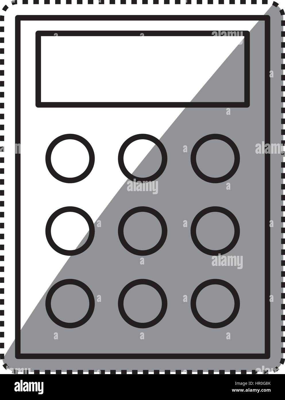 Calculator math device Stock Vector Image & Art - Alamy