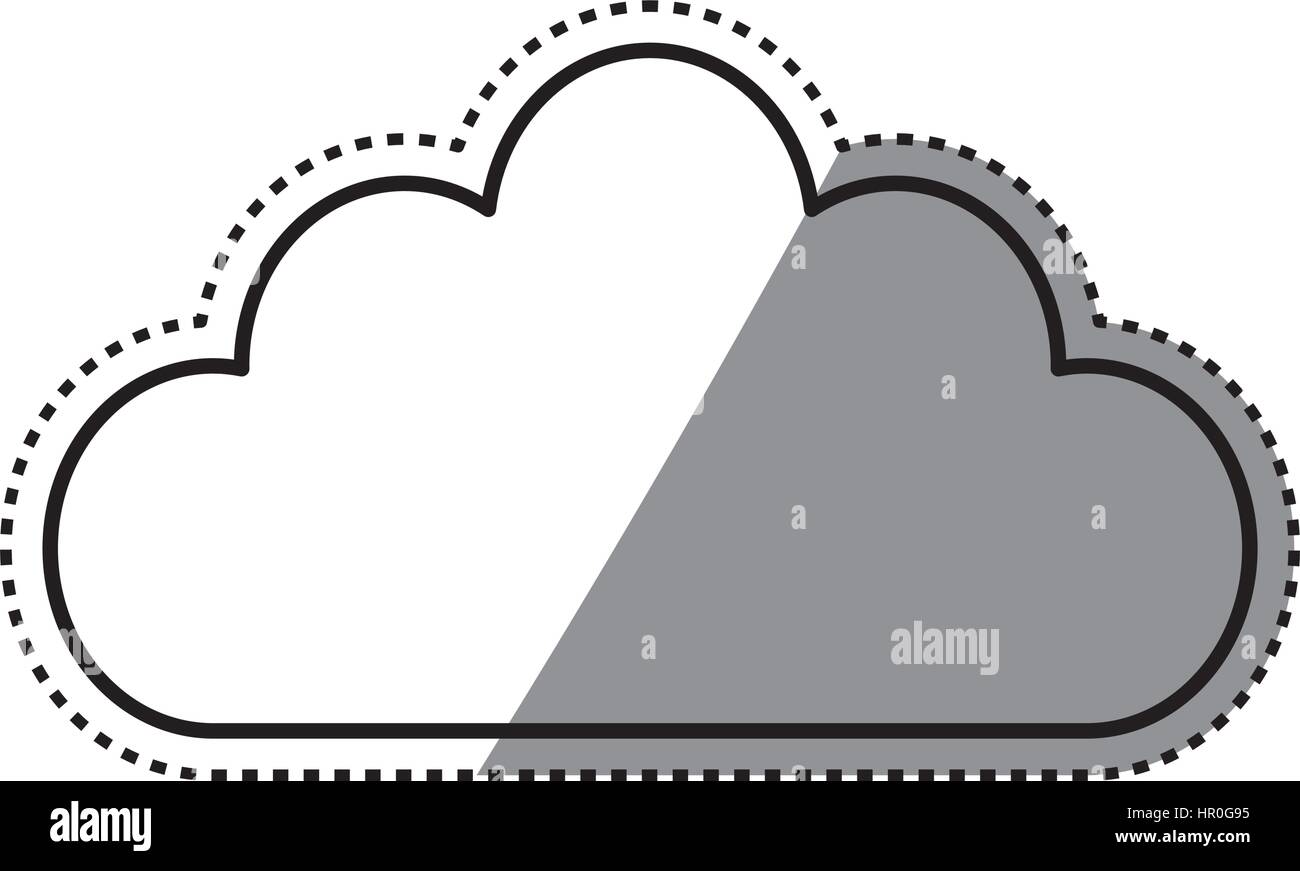 Cloud weather symbol Stock Vector Image & Art - Alamy