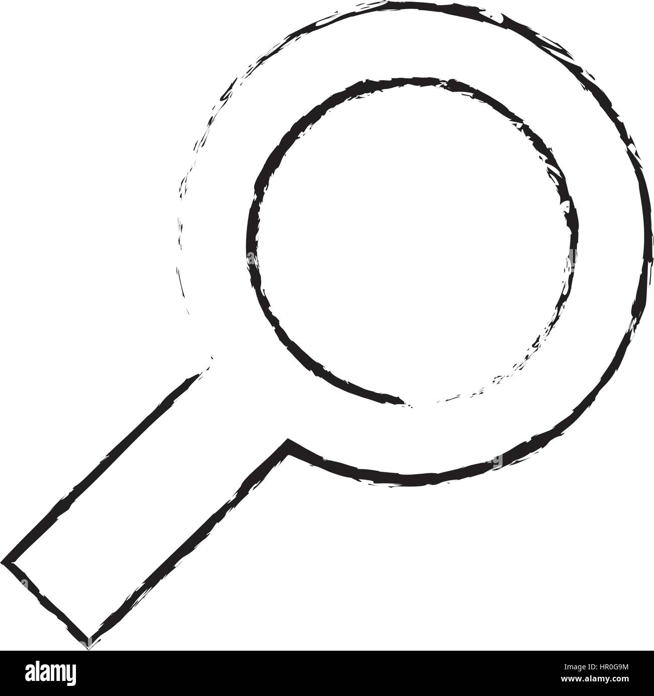 Magnifying glass lupe Stock Vector Image & Art - Alamy