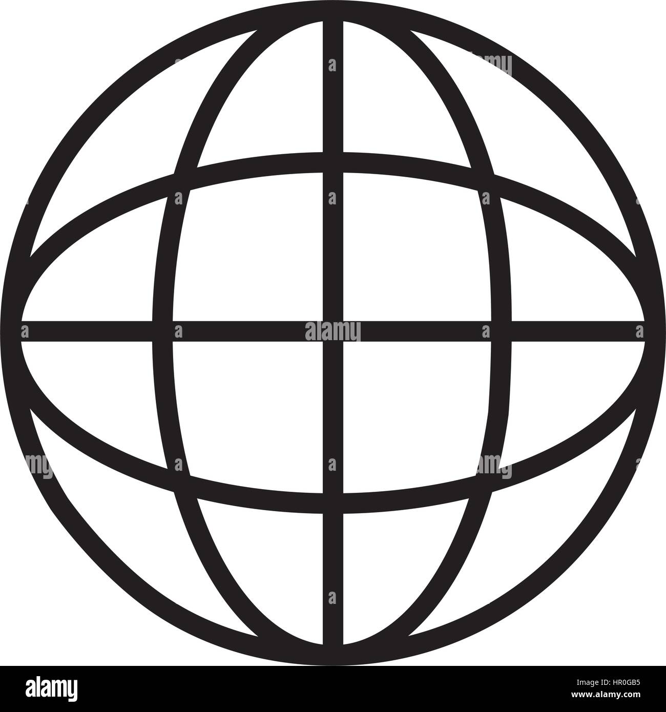 Global sphere symbol Stock Vector Image & Art - Alamy