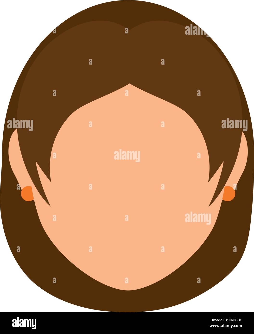 Woman faceless head Stock Vector Image & Art - Alamy