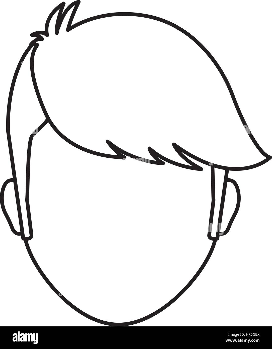 Man faceless head Stock Vector Image & Art - Alamy