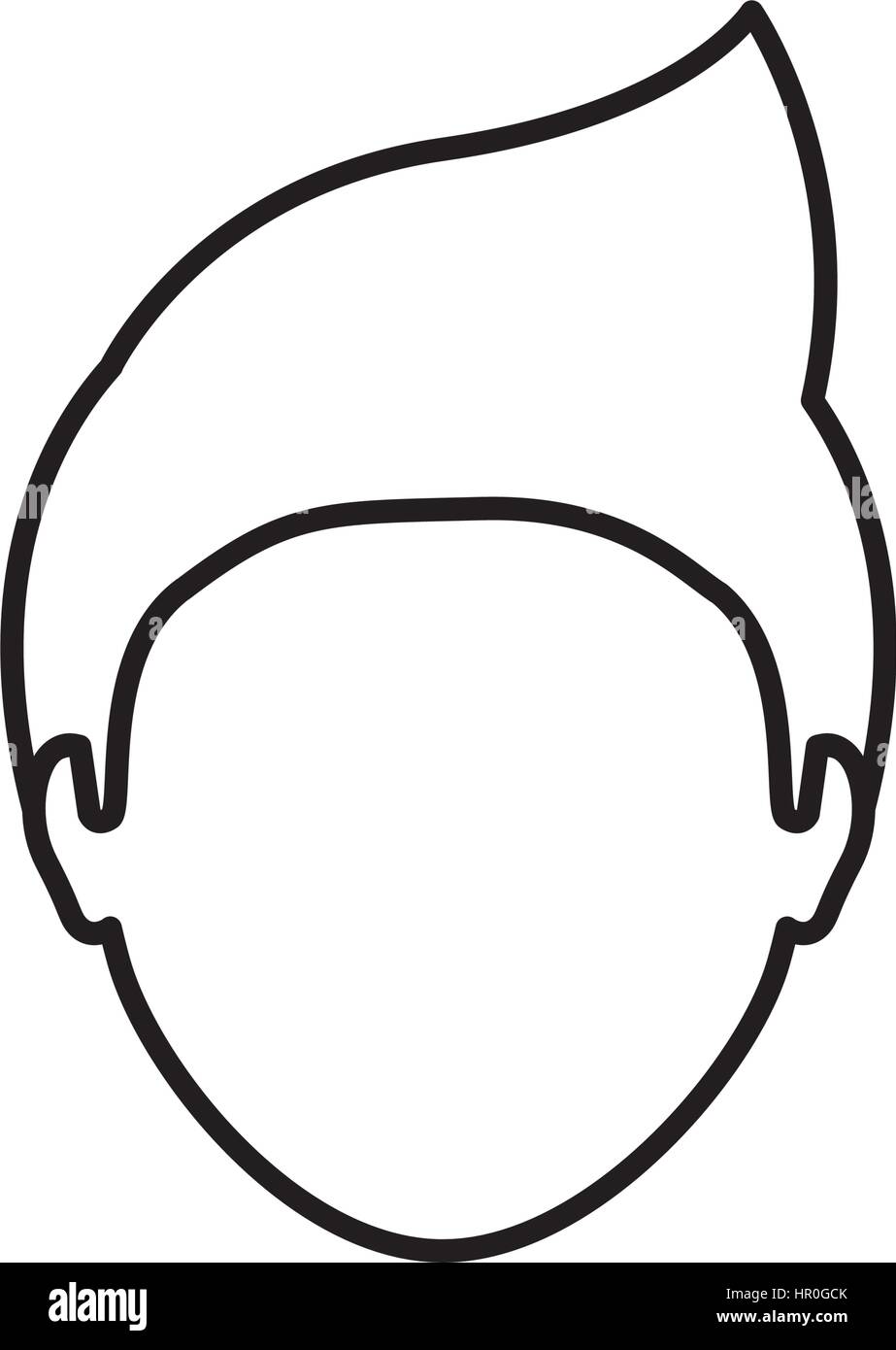 Man faceless head Stock Vector Image & Art - Alamy