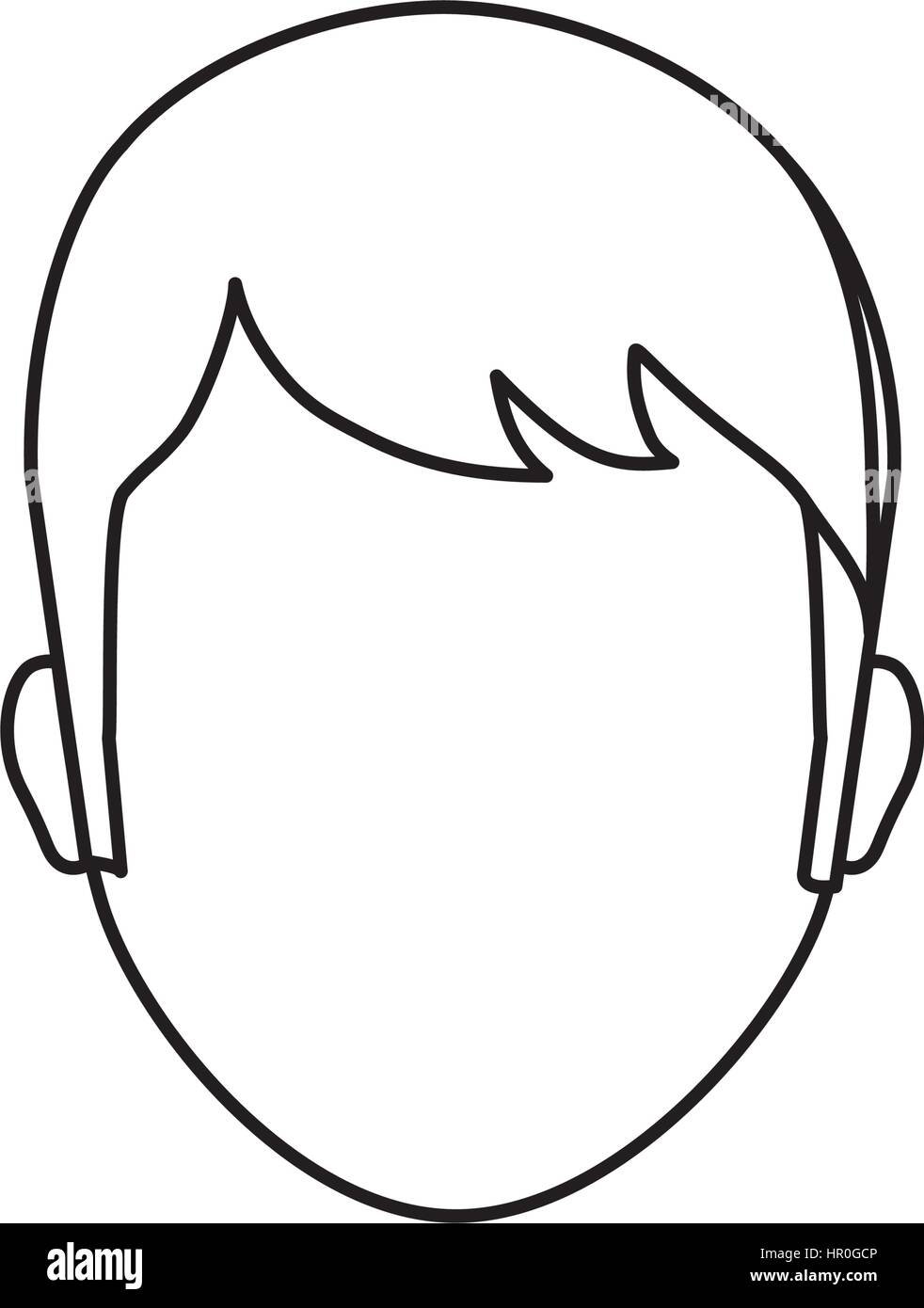 Man faceless head Stock Vector Image & Art - Alamy