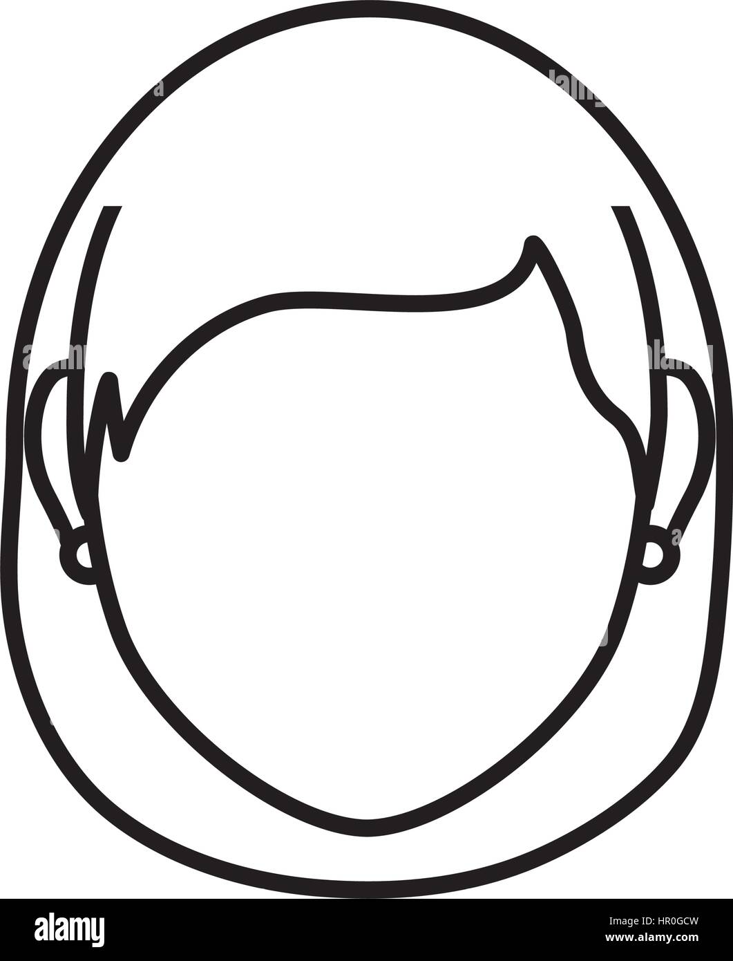 Woman faceless head Stock Vector Image & Art - Alamy