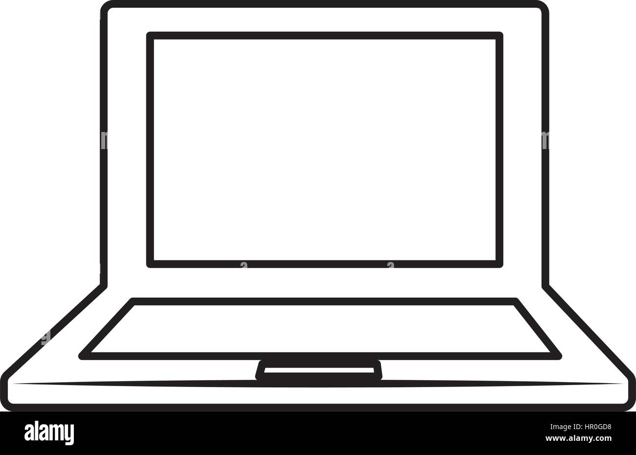 Laptop computer technology Stock Vector Image & Art - Alamy