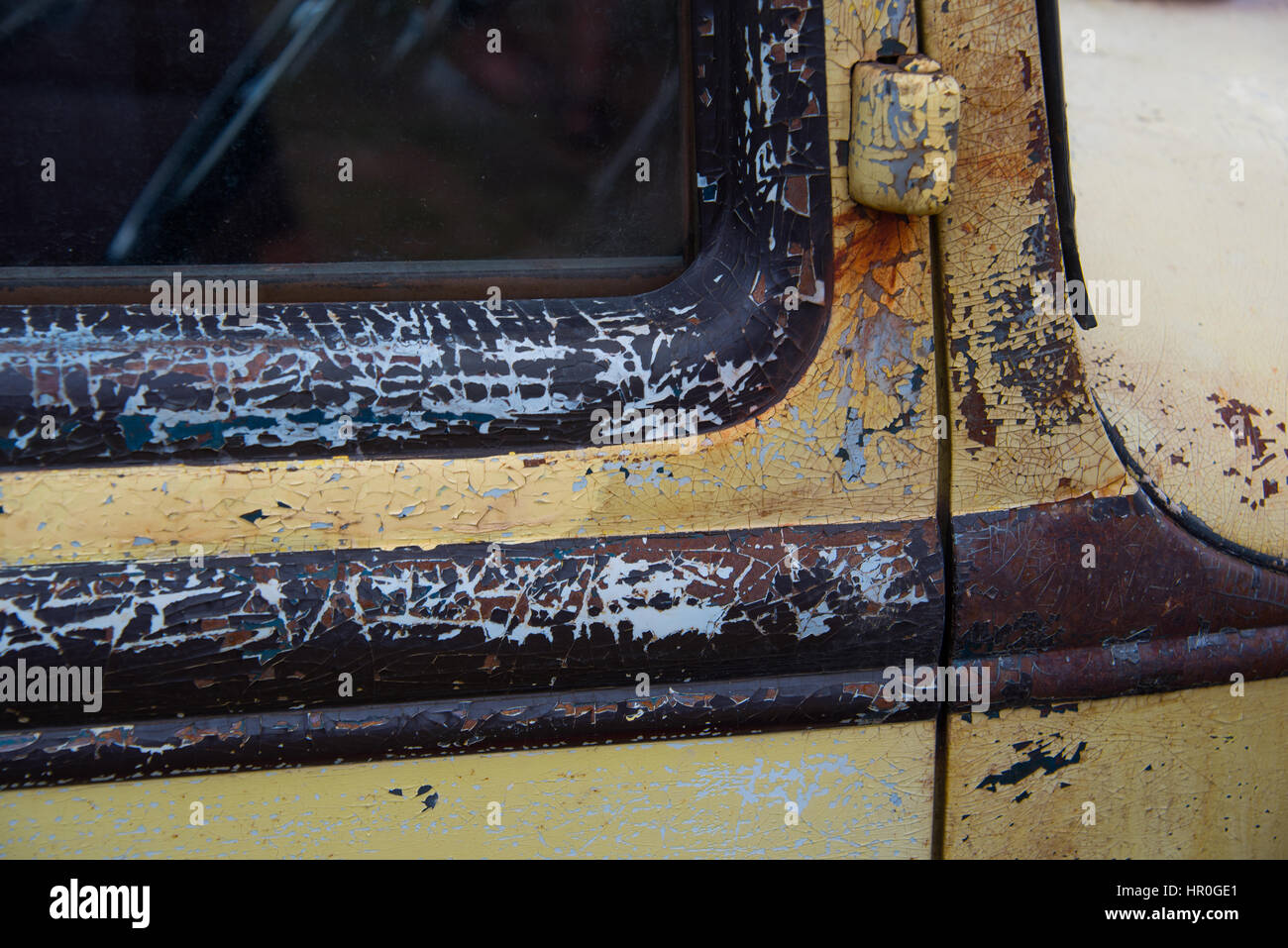 Rusty details of a vintage car Stock Photo - Alamy