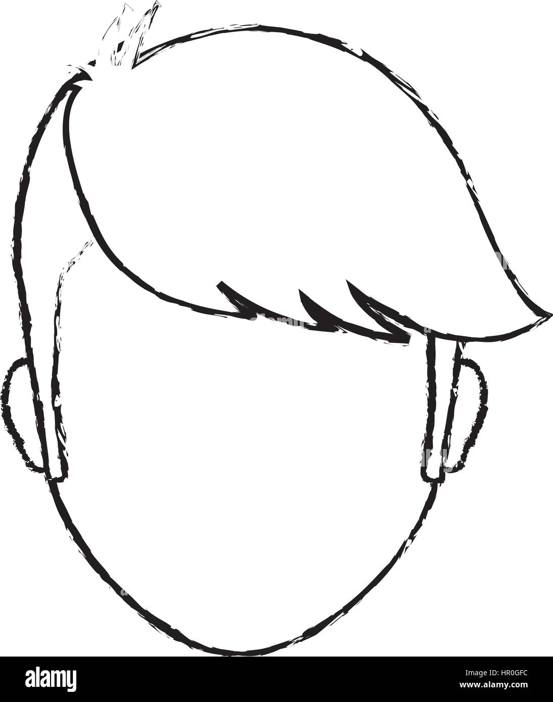 Man Faceless Head Stock Vector Image And Art Alamy