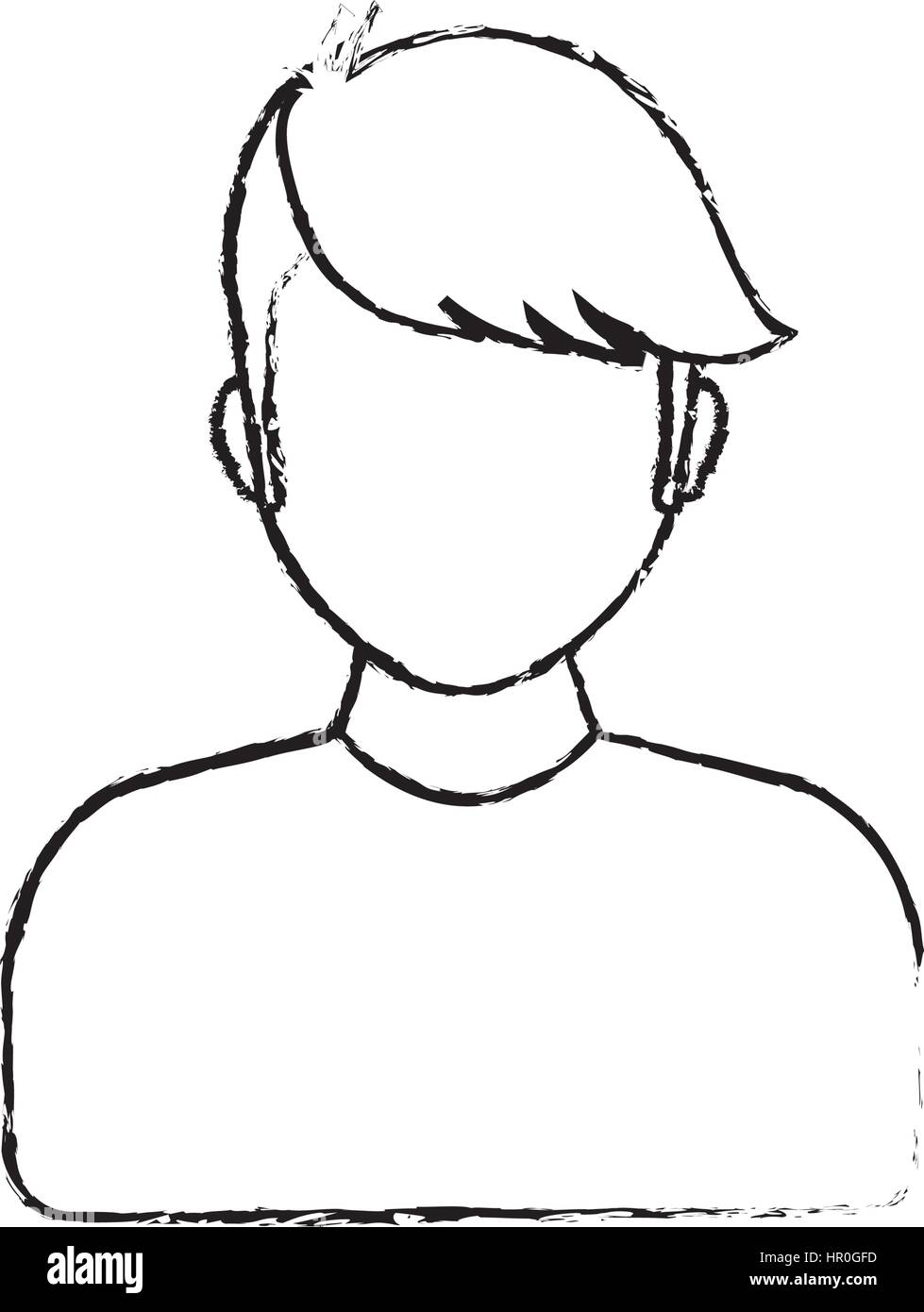 Man faceless head Stock Vector Image & Art - Alamy