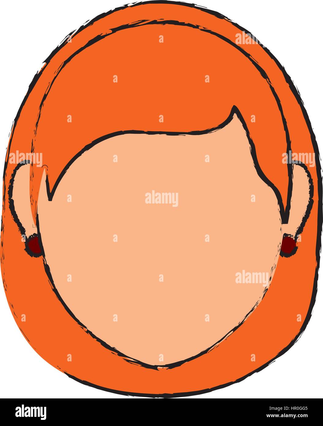 Woman faceless head Stock Vector Image & Art - Alamy