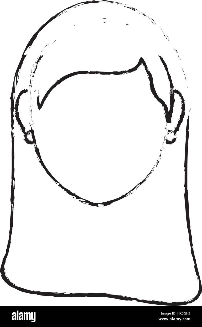 Woman faceless head Stock Vector Image & Art - Alamy