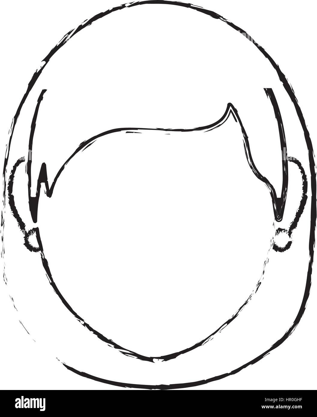 Woman faceless head Stock Vector Image & Art - Alamy