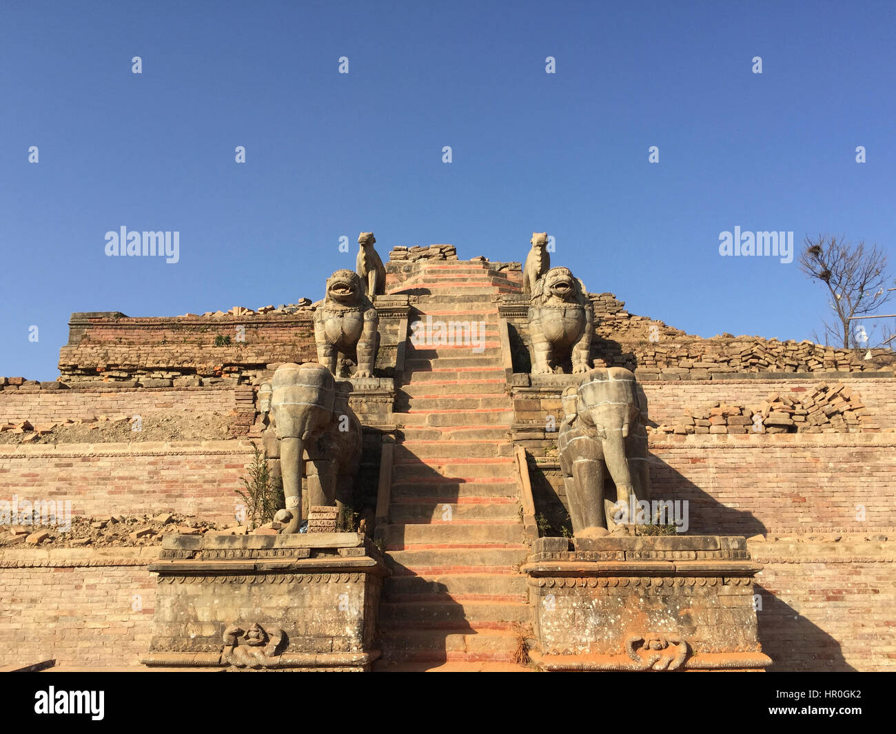 Heritage building in Bhaktapur, Place of devotees. Also known as ...