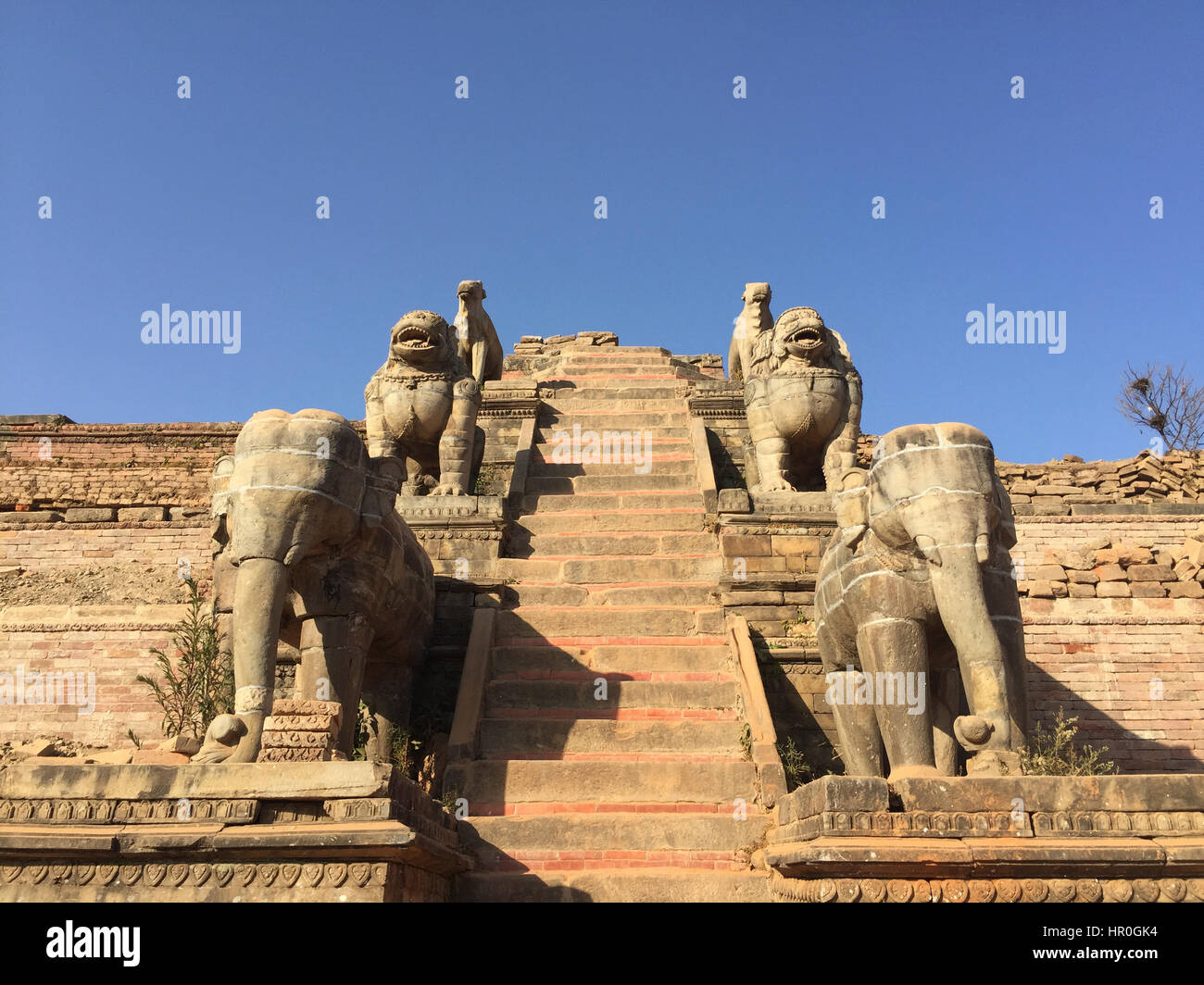 Heritage building in Bhaktapur, Place of devotees. Also known as ...