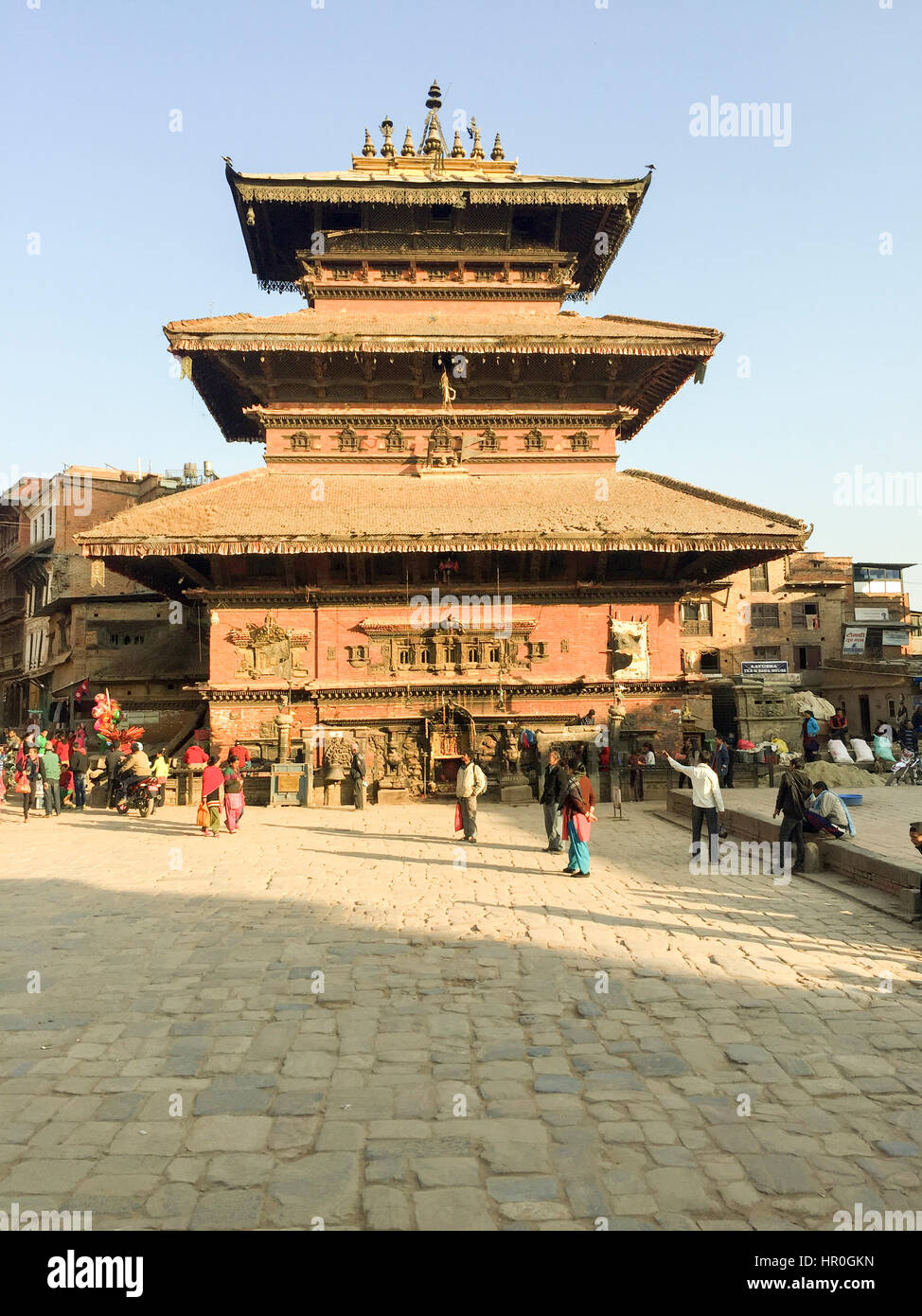Heritage building in Bhaktapur, Place of devotees. Also known as ...