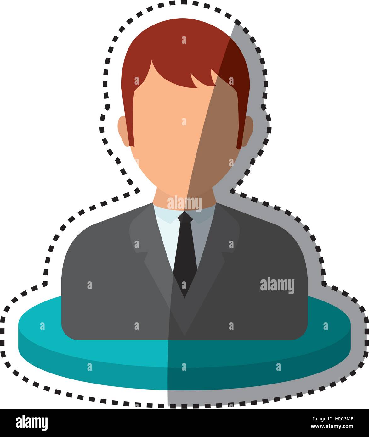 Businessman executive profile Stock Vector Image & Art - Alamy