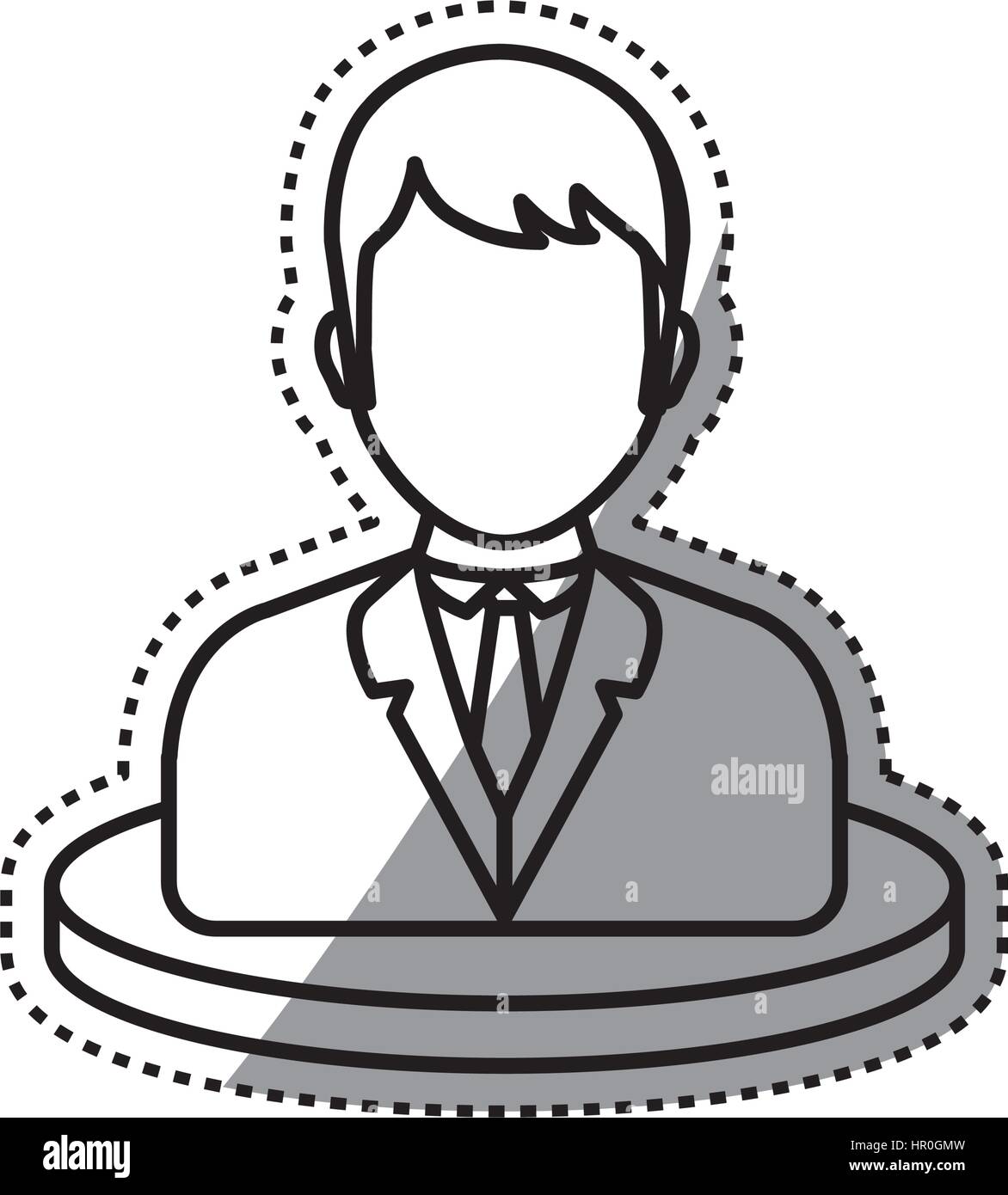 Businessman executive profile Stock Vector Image & Art - Alamy