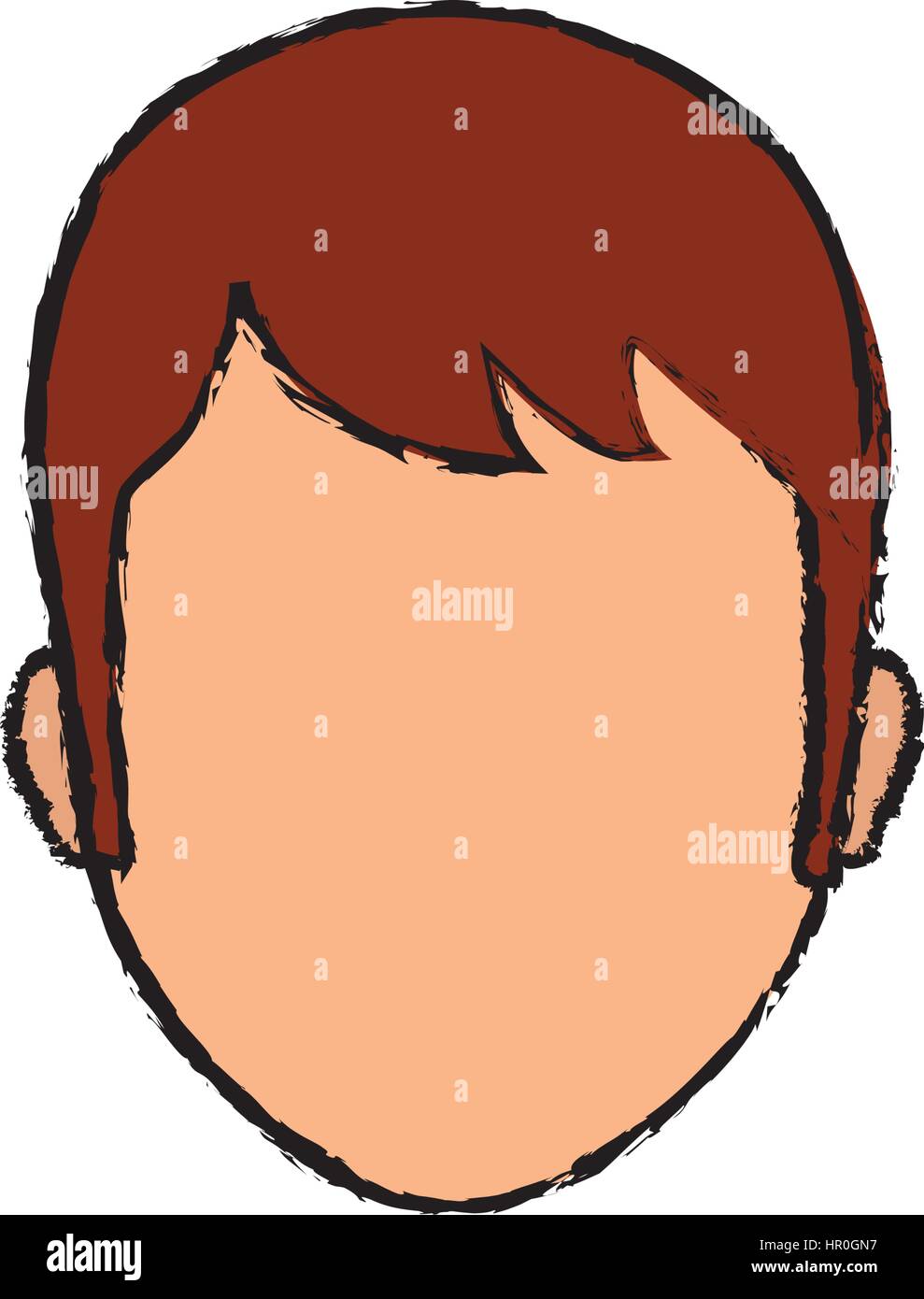 Man faceless head Stock Vector Image & Art - Alamy
