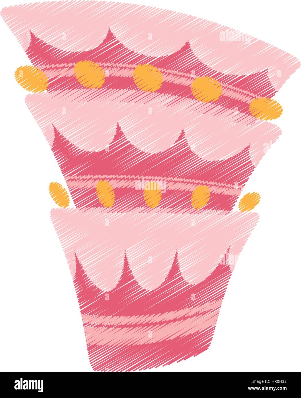 Vanilla cake roll Stock Vector Images - Alamy