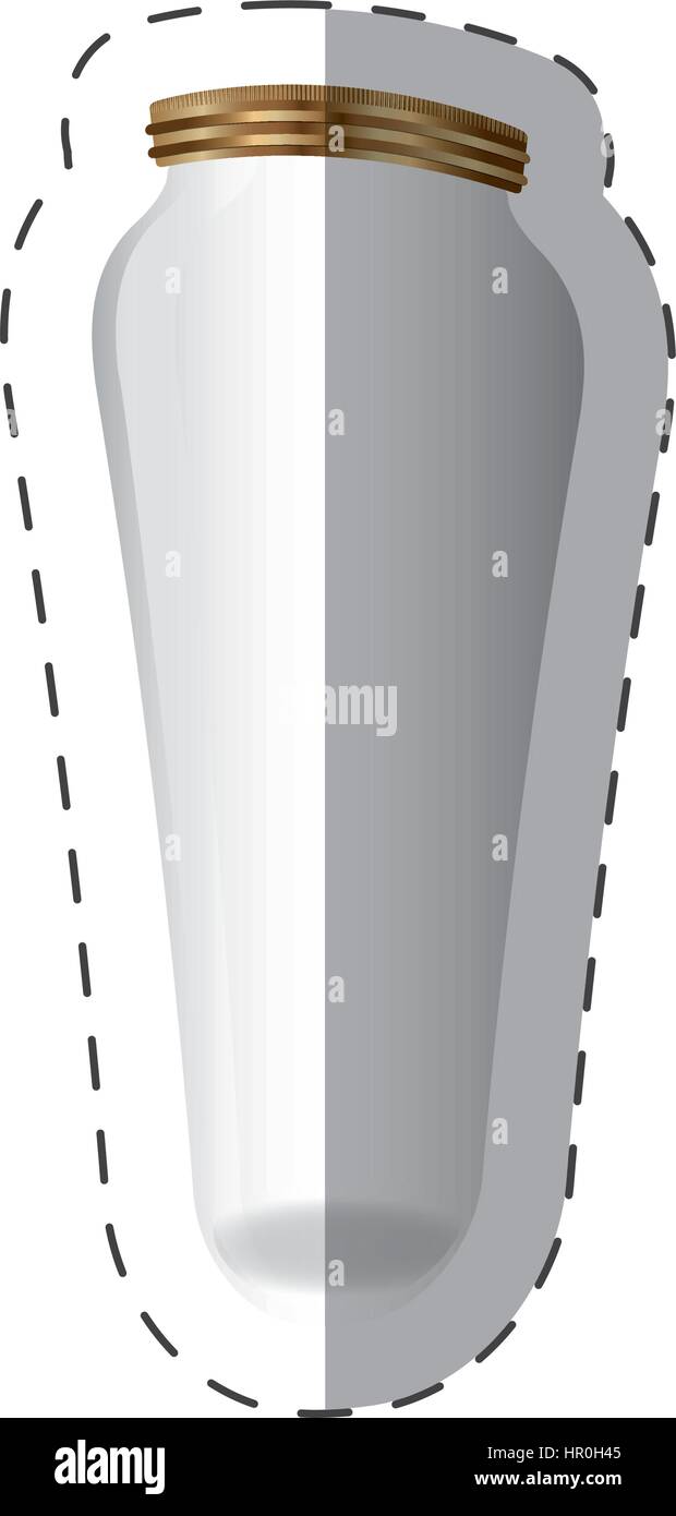 glass jar with metal cap Stock Vector Image & Art - Alamy