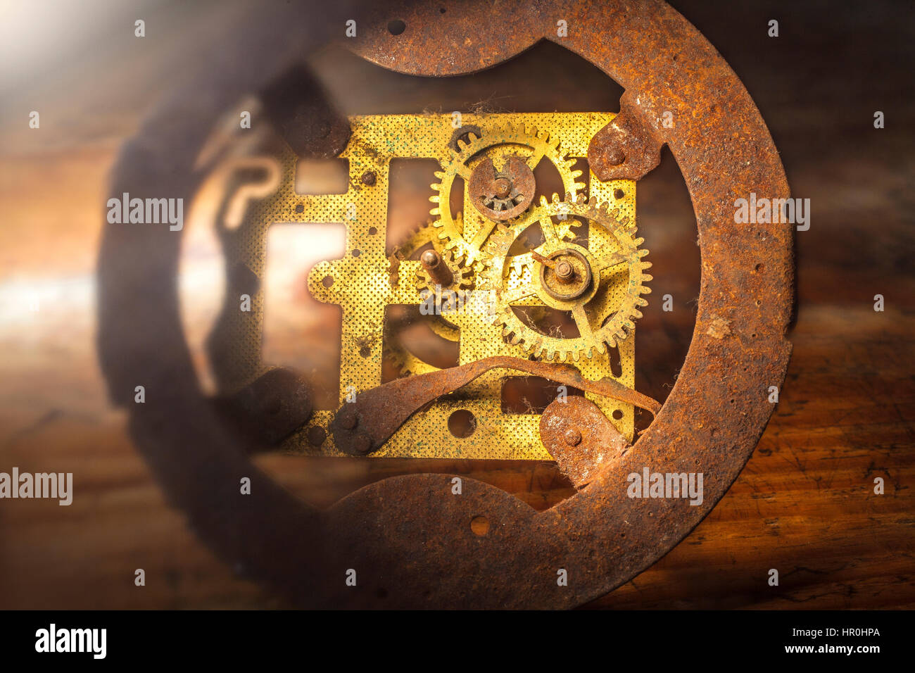 Old clock mechanism hi-res stock photography and images - Alamy