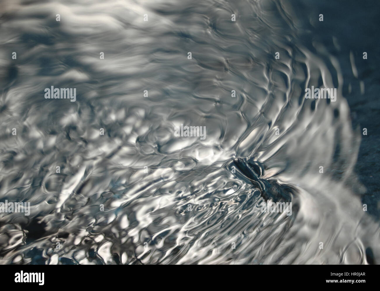 Abstract water ripples in a streaming river Stock Photo - Alamy
