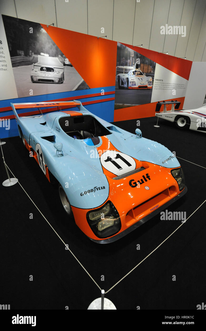 A Gulf-Mirage GR8 famously driven by Jacky Ickx and Derek Bell in the ...