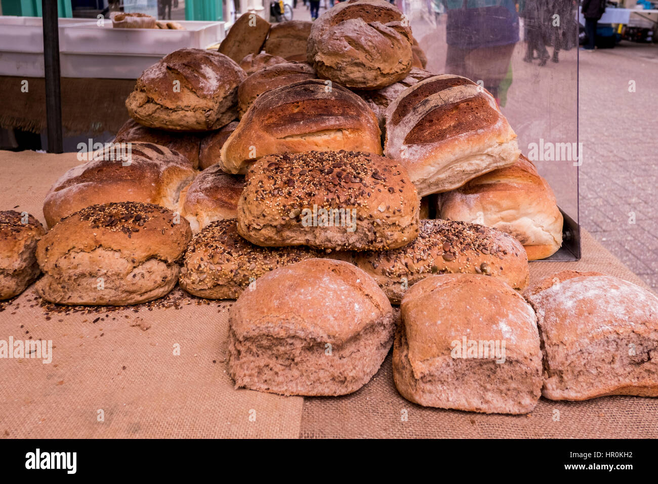 Fresh baked bread supermarket hi-res stock photography and images - Alamy