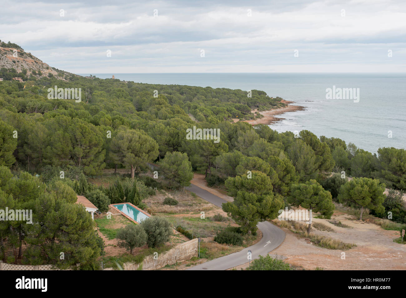 Coast of the renega in oropesa of the sea Stock Photo - Alamy