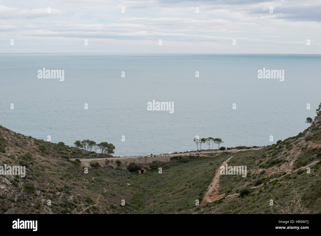 Coast of the renega in oropesa of the sea Stock Photo - Alamy