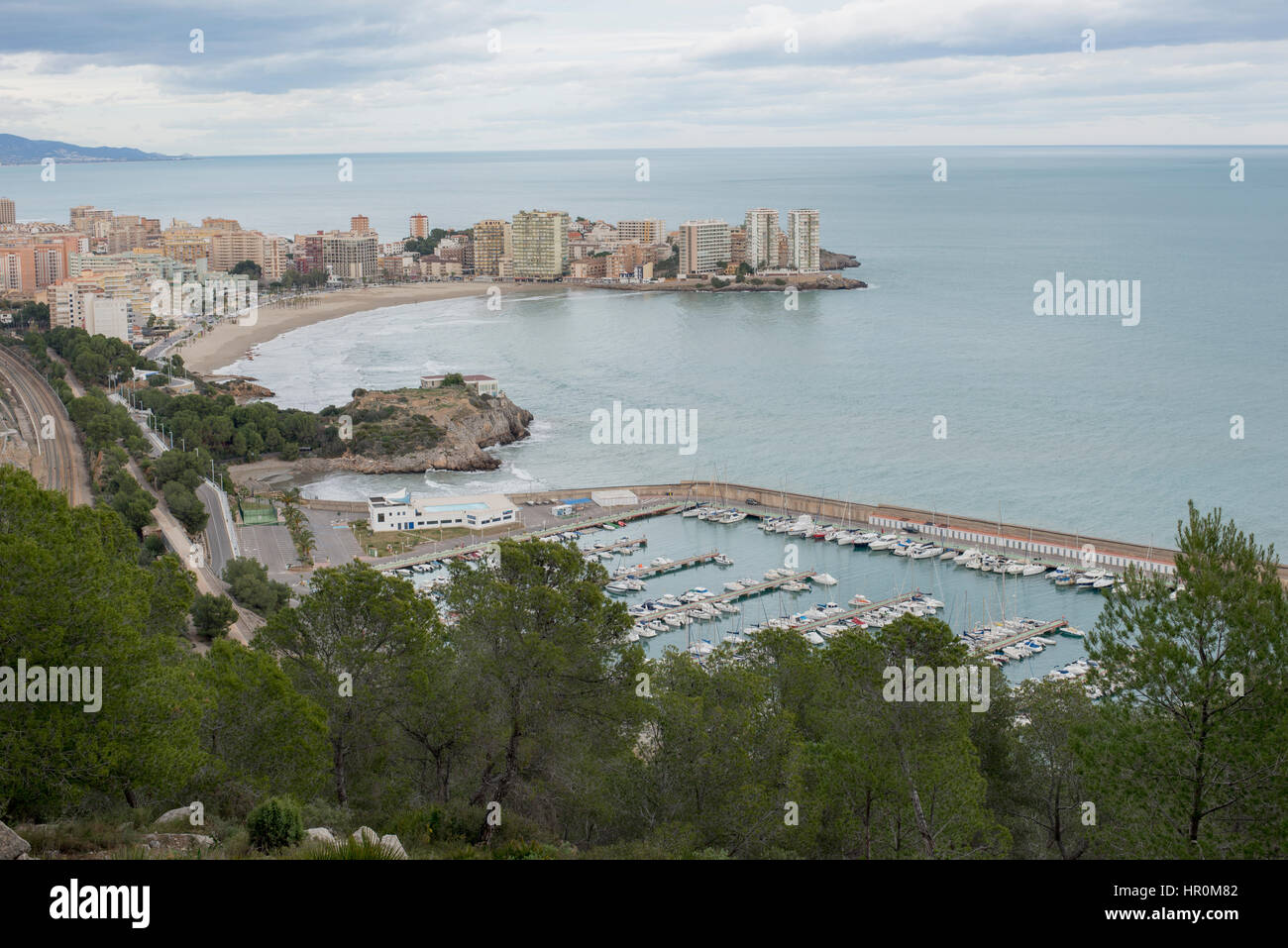 The town of oropesa del mar Stock Photo - Alamy